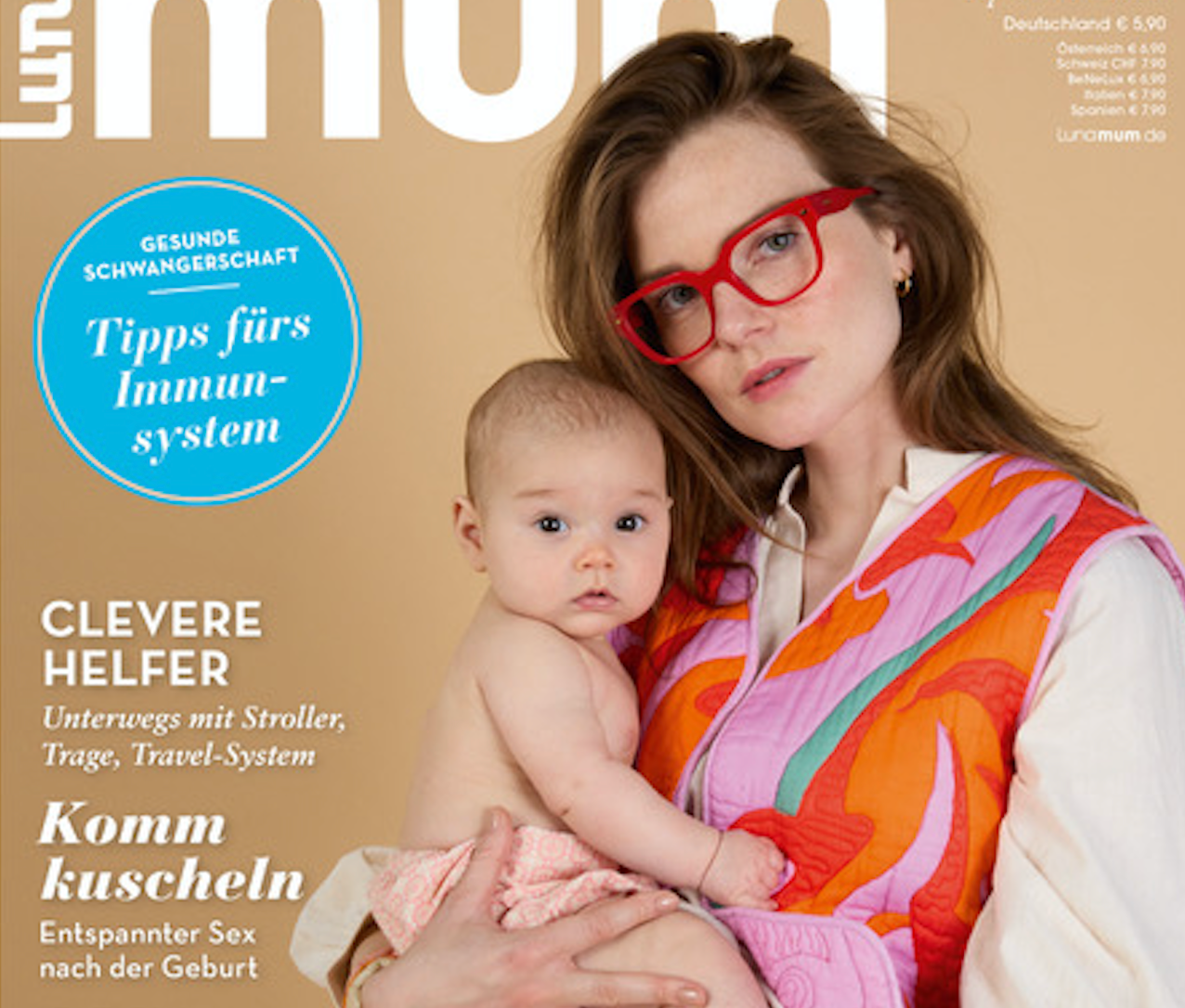 Featured in Luna mum, August issue – Bebe Organic